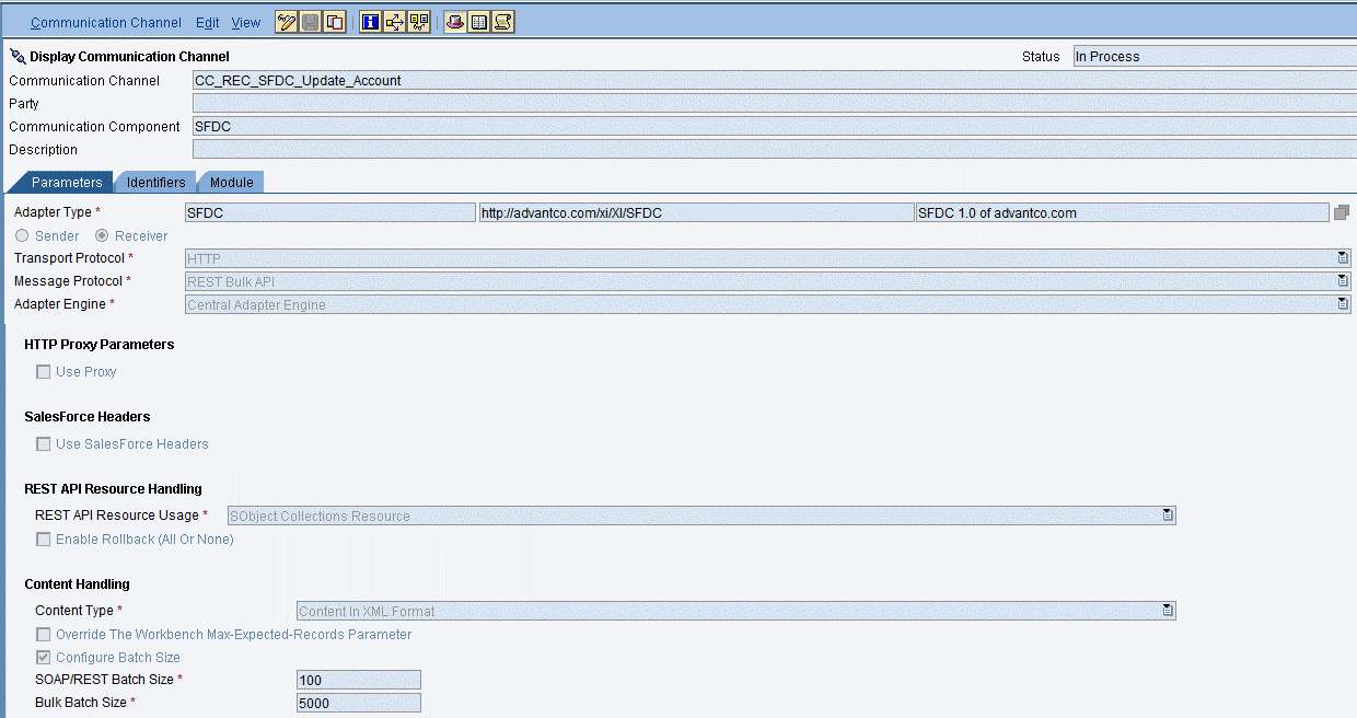 Salesforce.com Adapter for SAP Process Integration | Process Orchestration